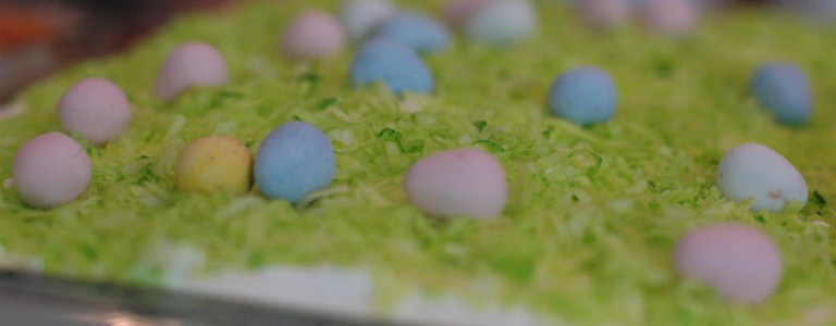 Easter Coconut Cold Cake – Community Table