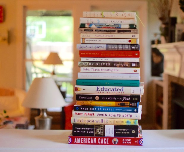 Summer Book Stack & Novel-Inspired Cheese Scones – Community Table